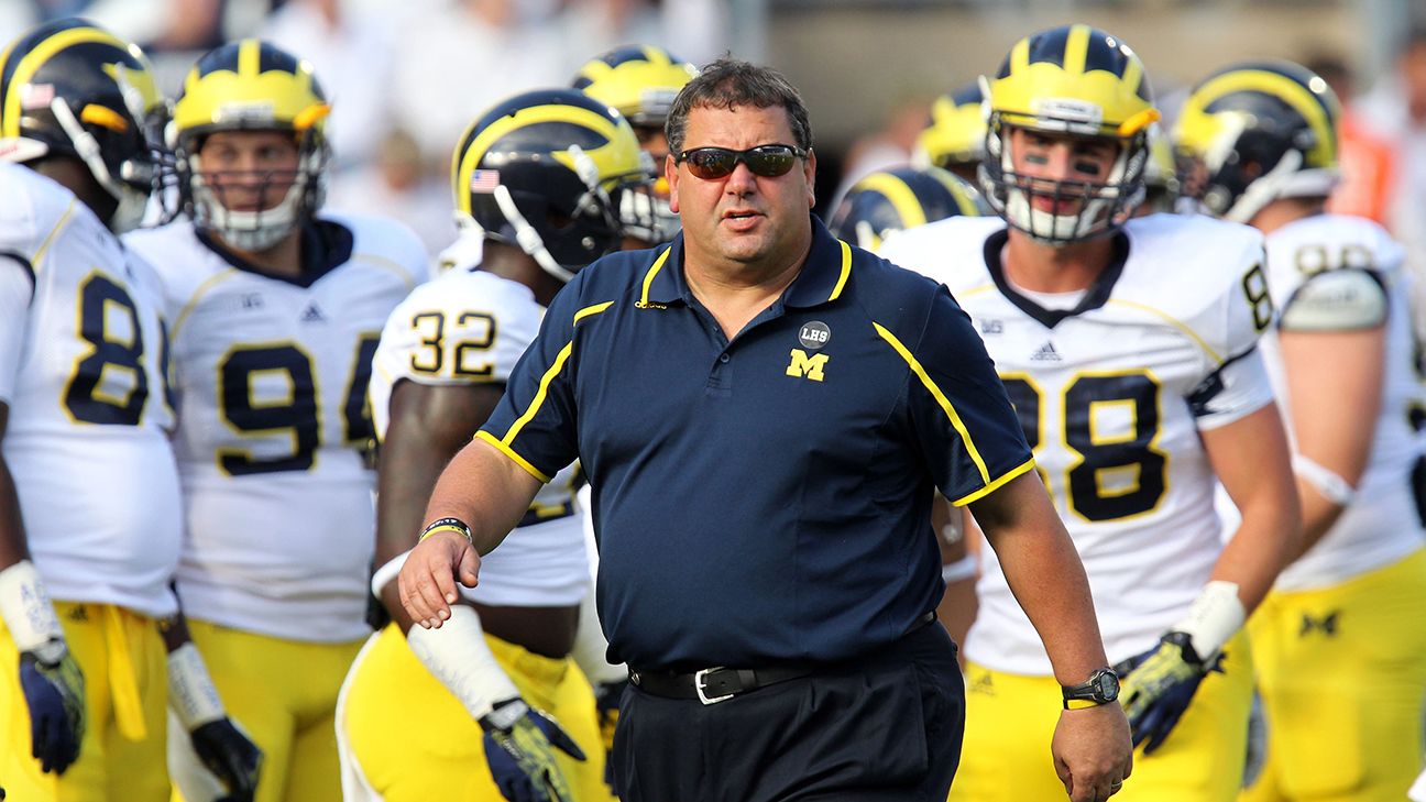 Utah's Kyle Whittingham, Michigan's Brady Hoke reunite in Ann Arbor ...