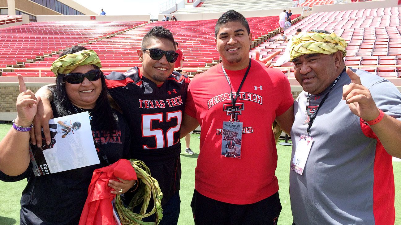 Fehoko family back, beloved at Texas Tech - ESPN - Big 12 Blog- ESPN