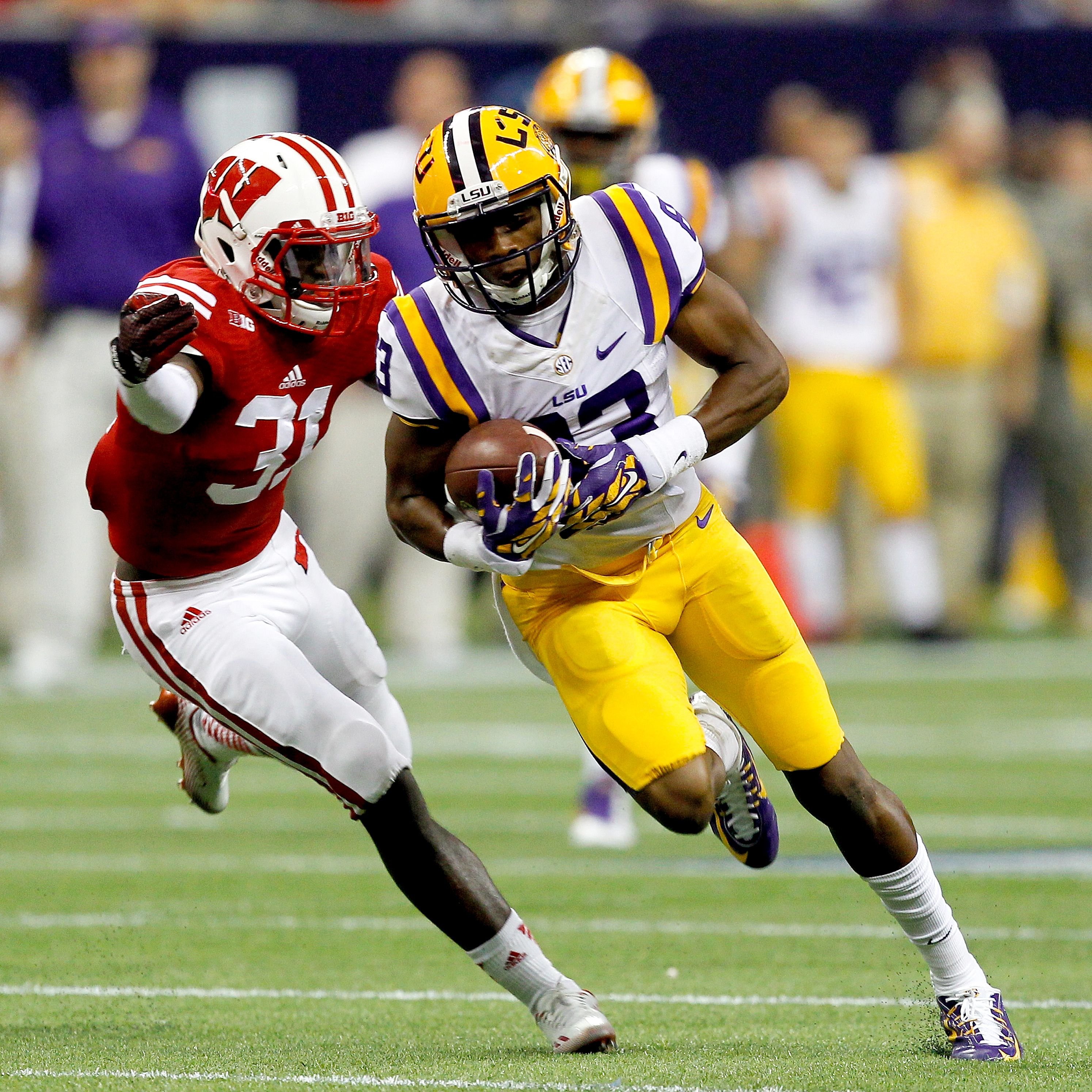 LSU wide receivers want to alleviate pressure for QBs - ESPN - College ...