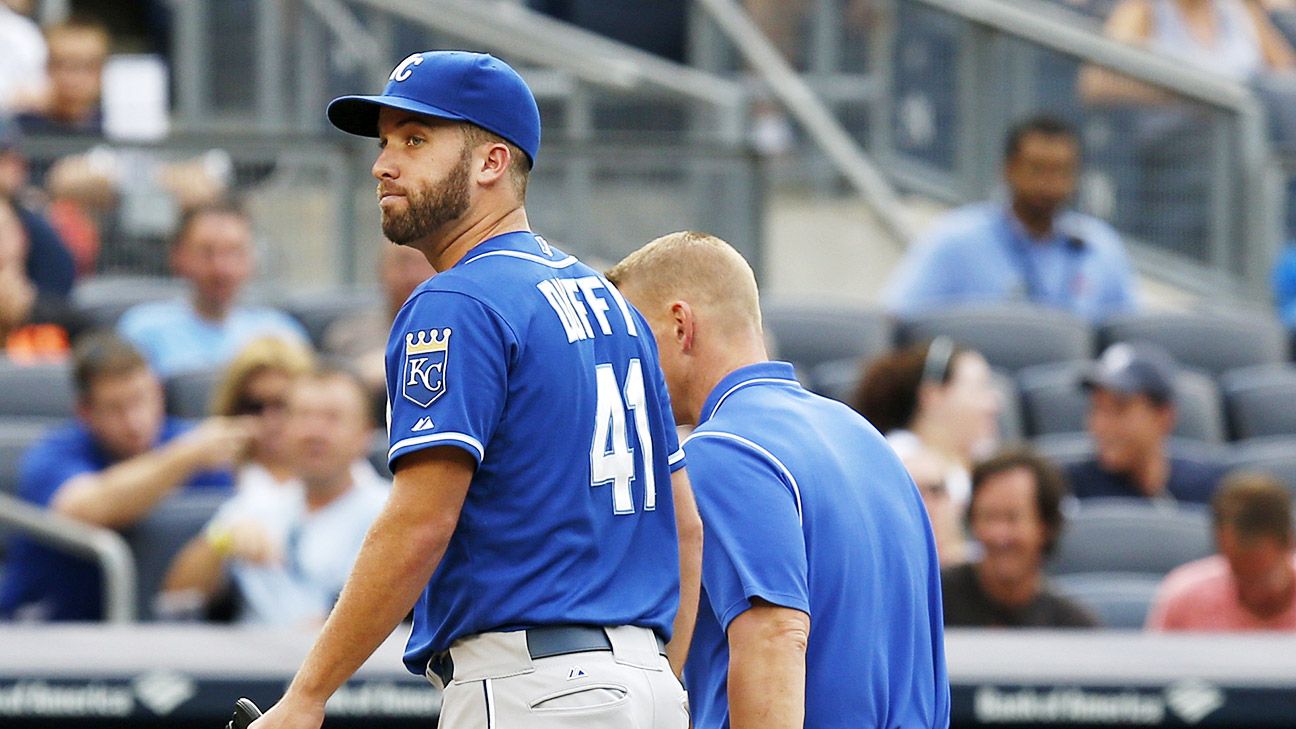 Danny Duffy to miss next start - ESPN