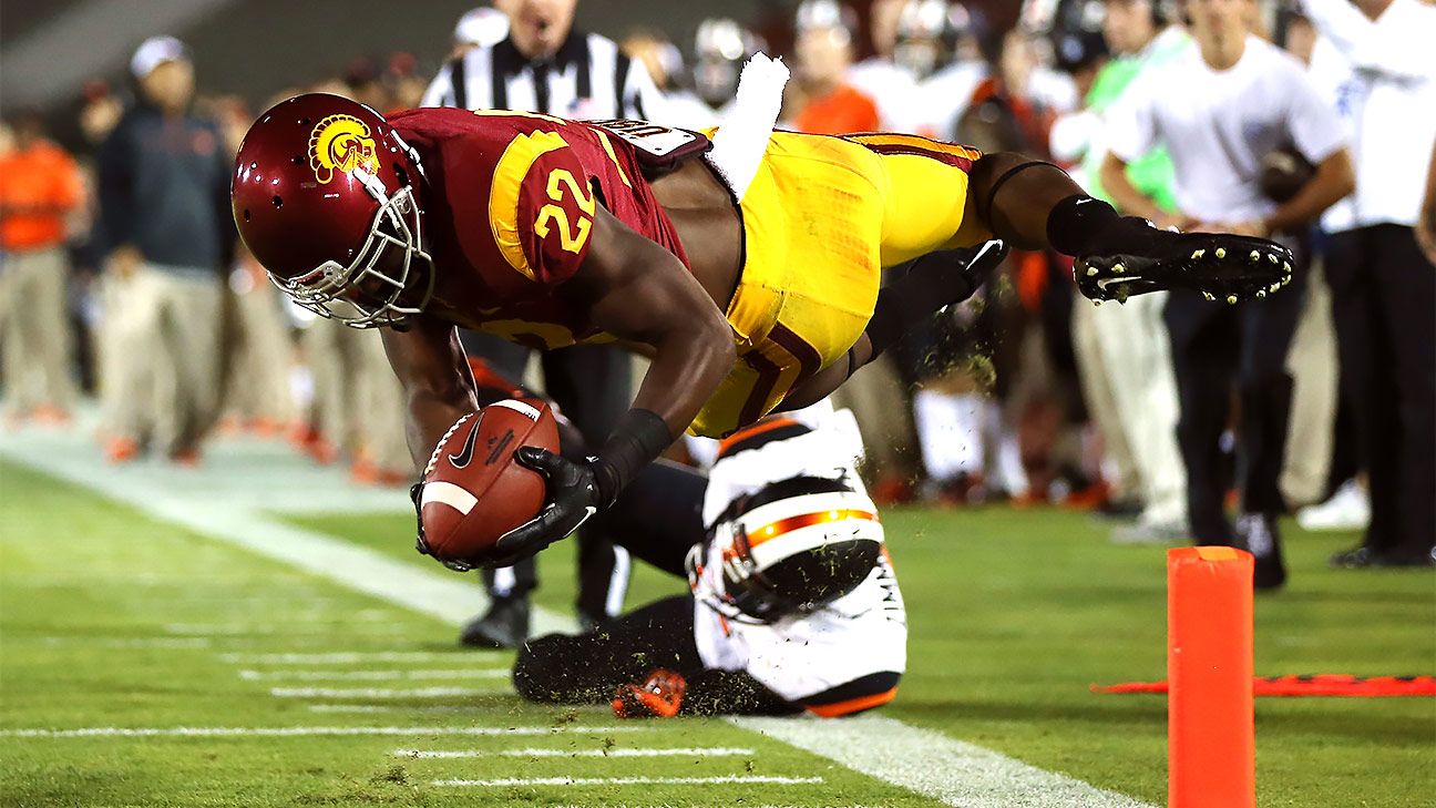 Justin Davis eager to be king of Trojans' backfield - ESPN - USC ...