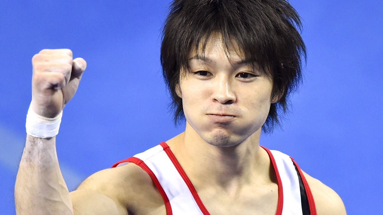 Kohei Uchimura claims 5th all-around title at gymnastics worlds - ESPN