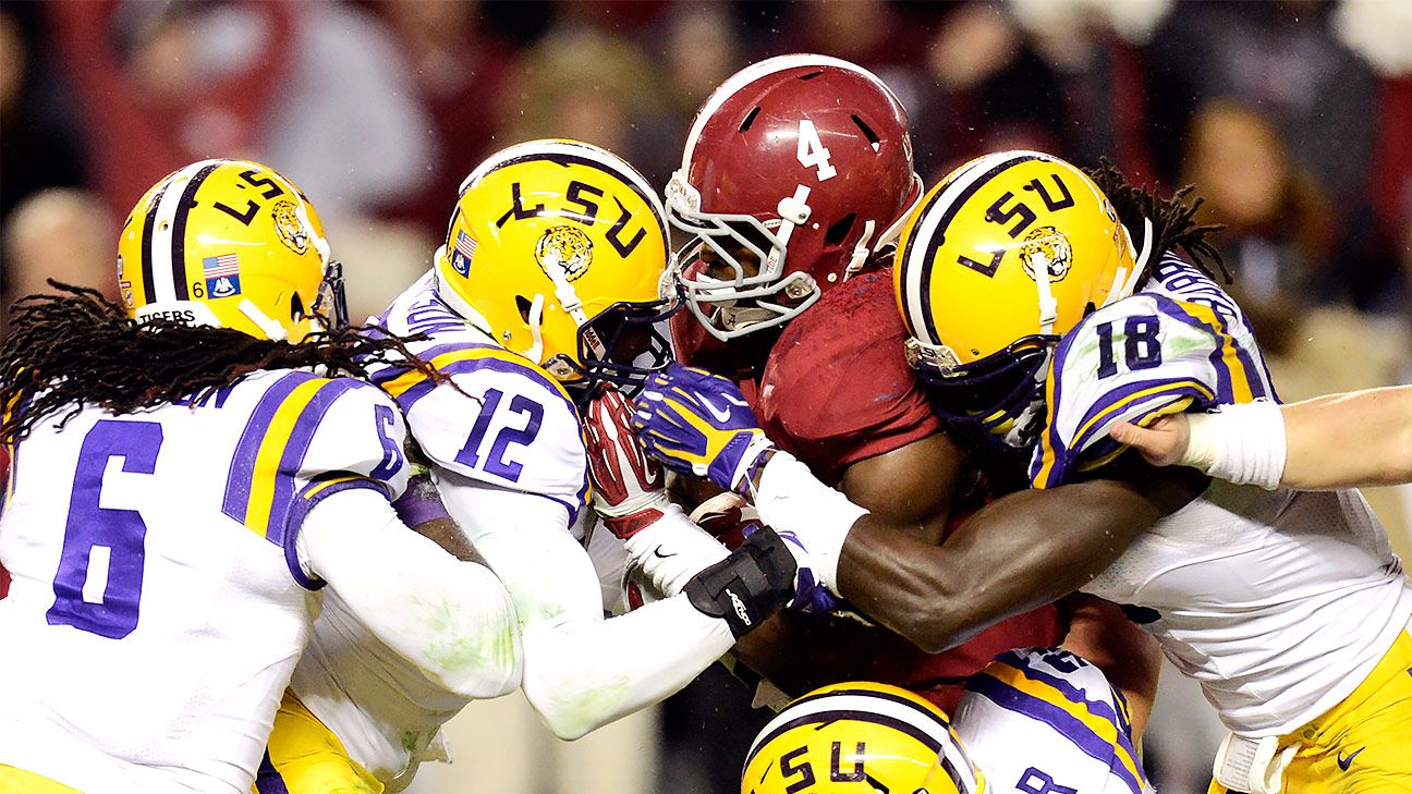Alabama Crimson Tide toughs out another classic win over LSU Tigers ...