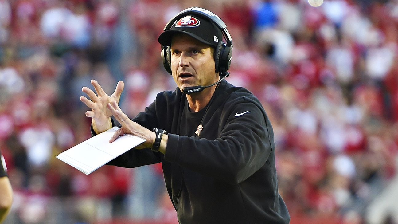 San Francisco 49ers to make Jim Harbaugh call after season - ESPN