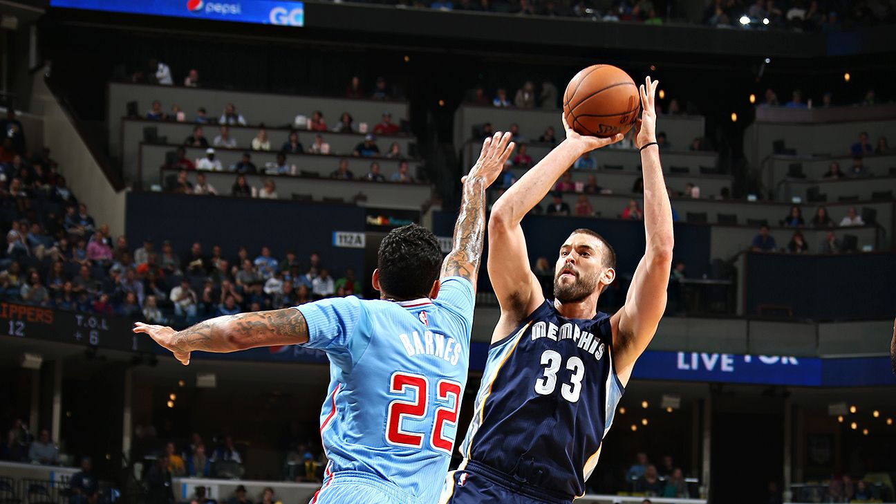 Slimmed-down Marc Gasol becoming elite - ESPN - Fantasy Basketball- ESPN