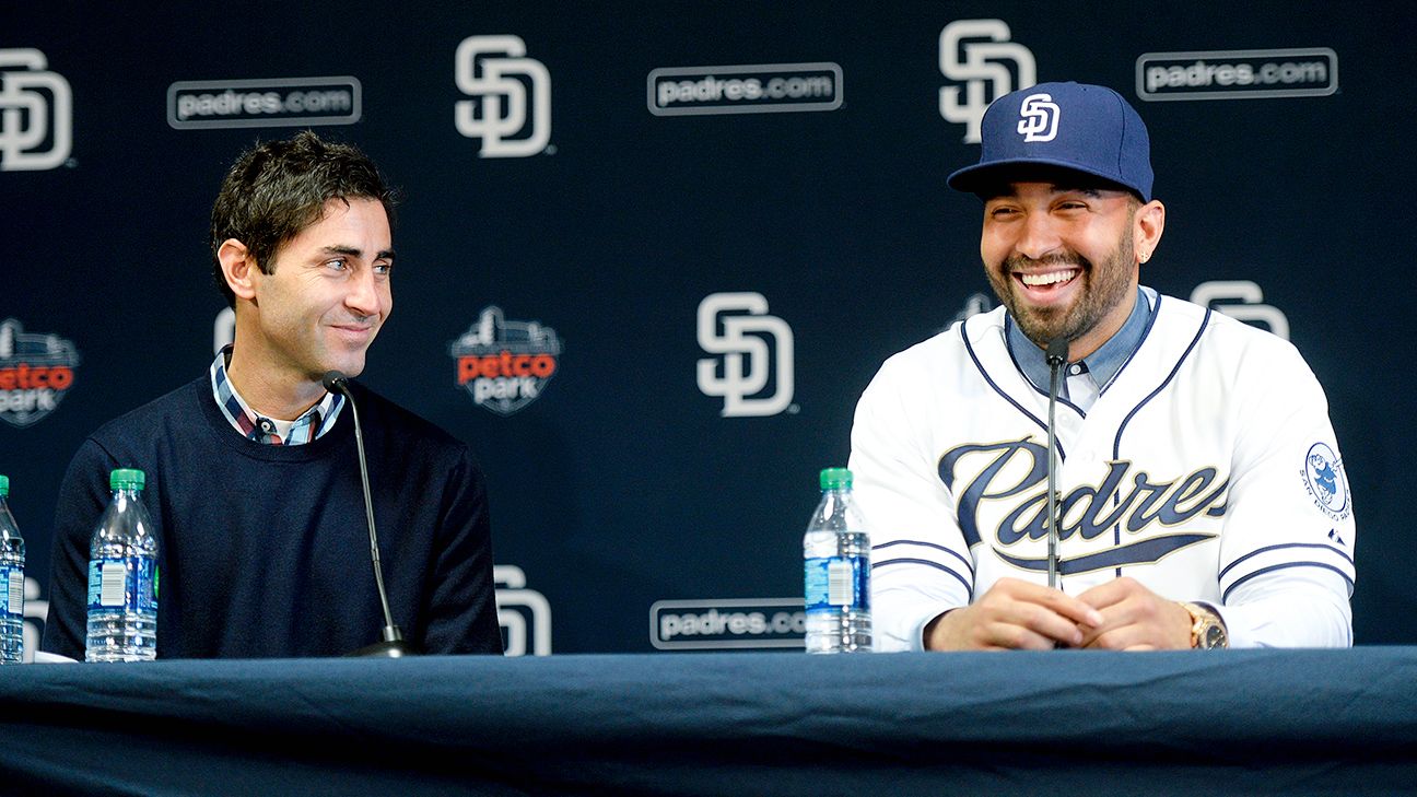 New GM A.J. Preller revamps the San Diego Padres' offense with a flurry ...