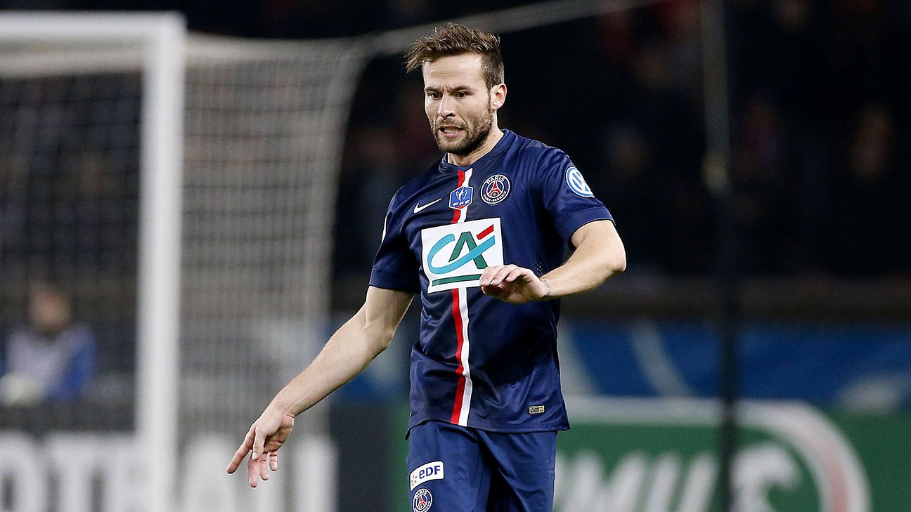 Paris Saint-Germain midfielder Yohan Cabaye in squad to face Chelsea - ESPN