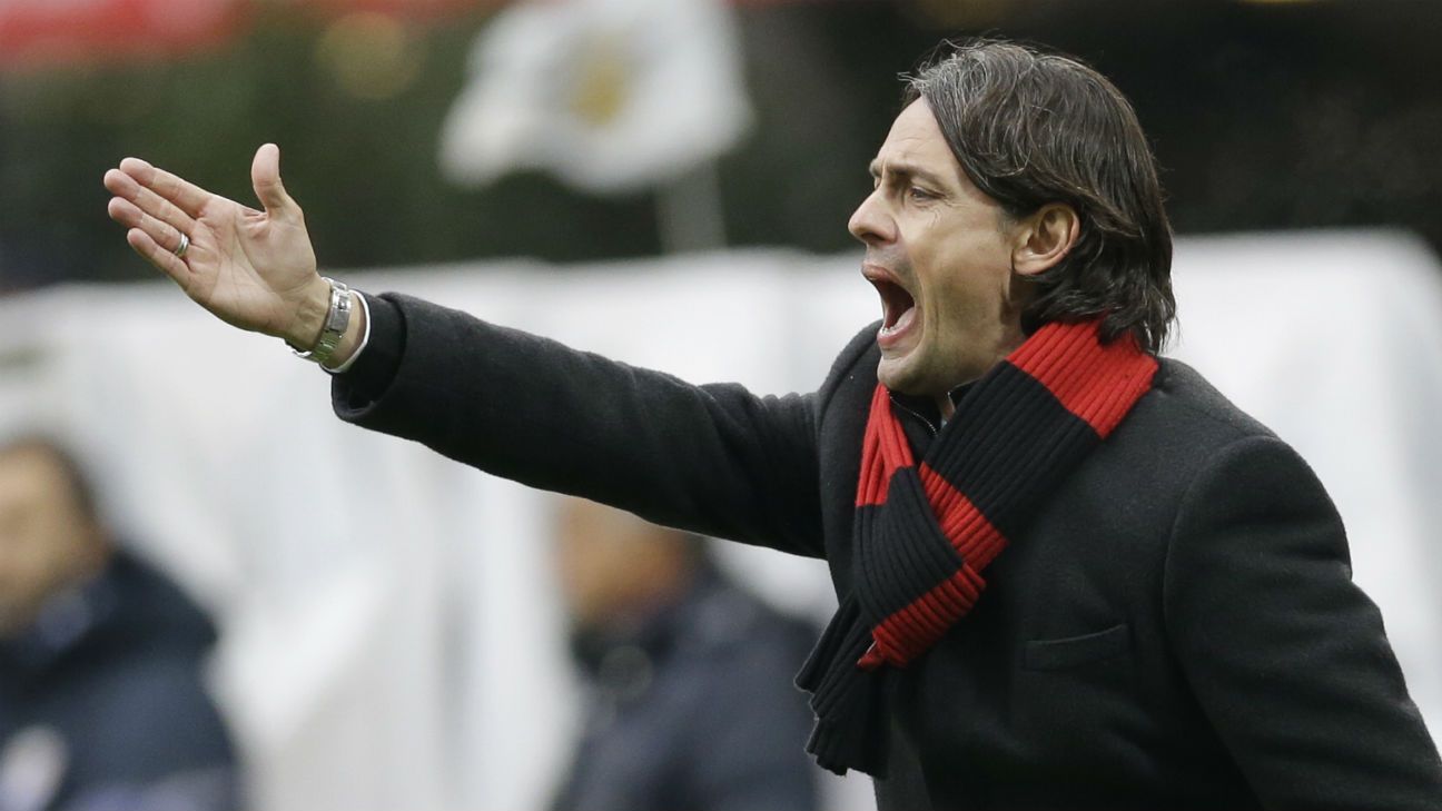 Filippo Inzaghi feels the pressure from Adriano Galliani at AC Milan - ESPN