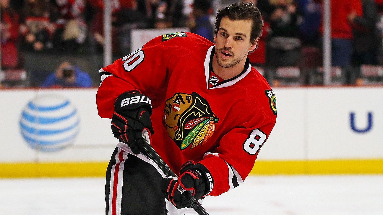 Vermette will be a healthy scratch for Game 1 - ESPN - Chicago ...