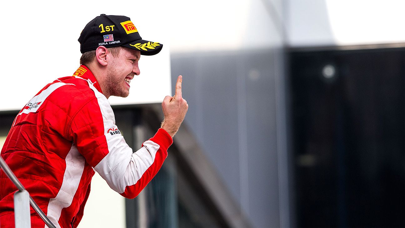 Sebastian Vettel wins Malaysian GP for first Ferrari win - ESPN