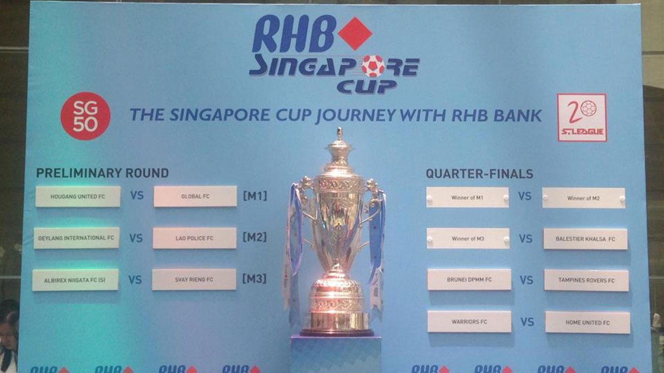 Global FC to take on Hougang in RHB Singapore Cup opener - ESPN
