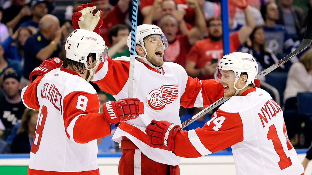 Detroit Red Wings sign Riley Sheahan to 2-year, $4.15M contract - ESPN