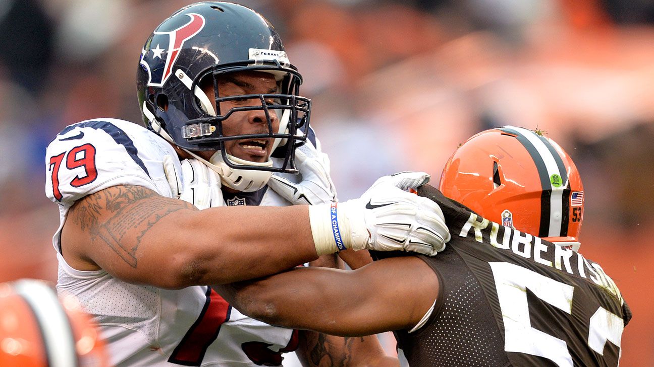 Houston Texans beginning to settle who protects the quarterback - ESPN ...