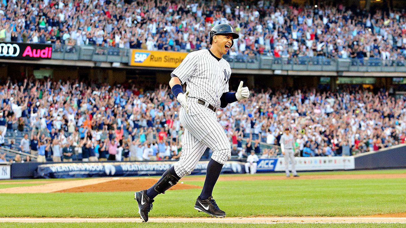 Alex Rodriguez of New York Yankees gets 3,000th career hit - ESPN