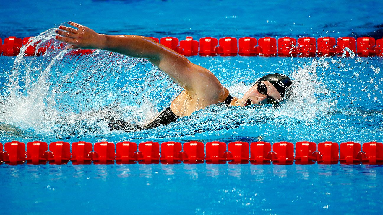 Katie Ledecky wins 5th gold with world-record swim in 800 freestyle - ESPN