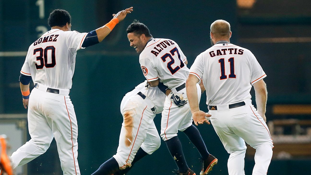 A.J. Hinch tells Carlos Correa to alter walk-off fun after postgame ...