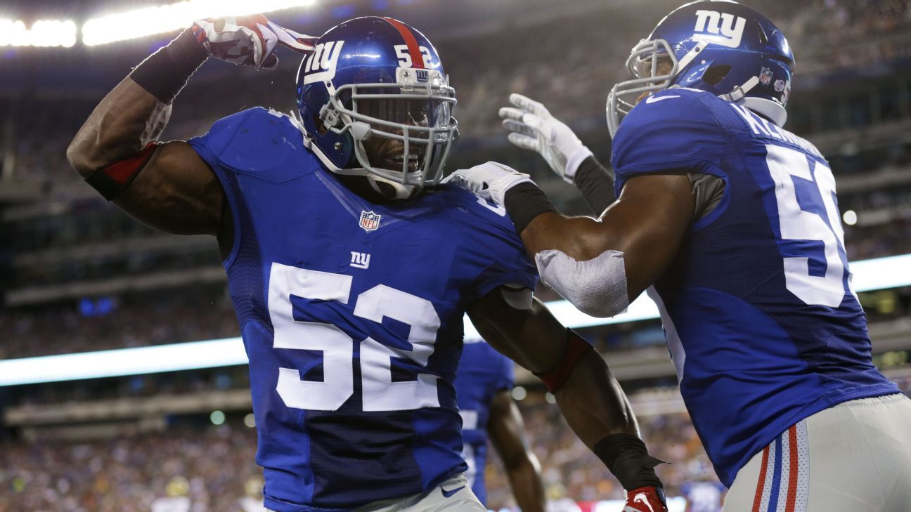 Jon Beason latest Giants defensive player to suffer injury - ESPN