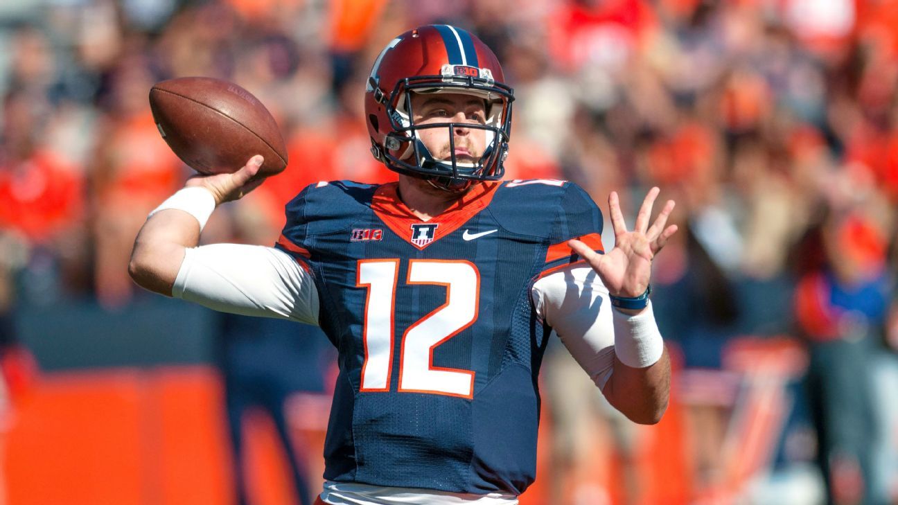 Illinois QB Wes Lunt knocked out of game against Purdue - ESPN