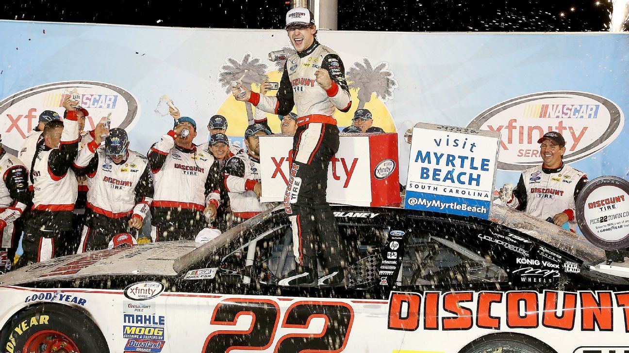 Ryan Blaney wins Xfinity race at Kentucky Speedway - ESPN