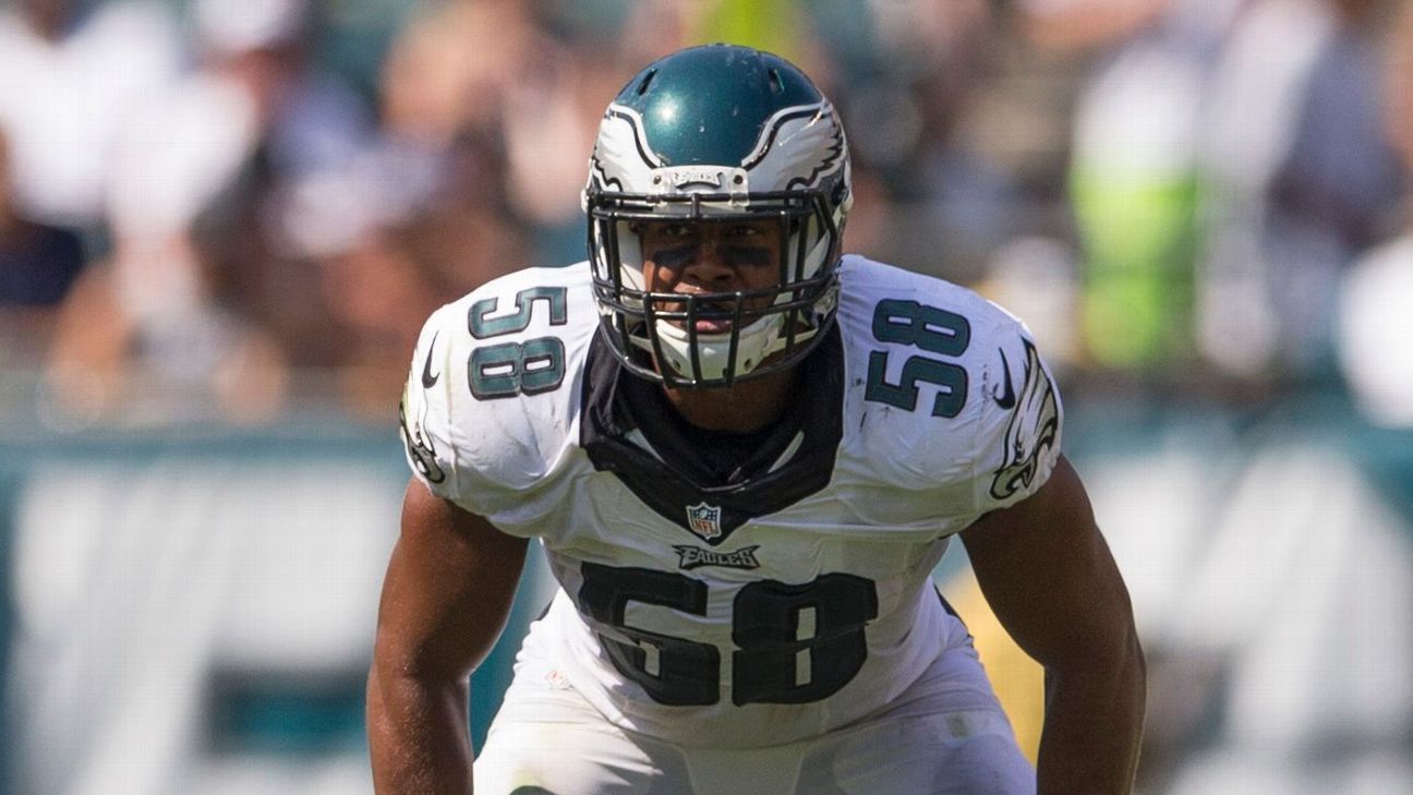 Philadelphia Eagles LB Jordan Hicks injures hand while on honeymoon in ...