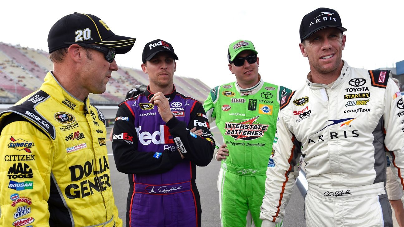 Joe Gibbs Racing could advance all four drivers in Chase -- NASCAR - ESPN
