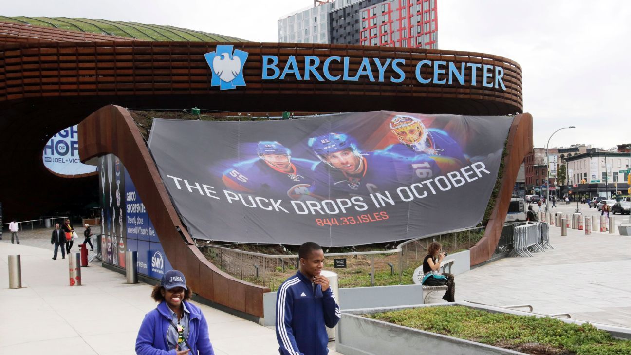NHL - Go inside Barclays Center before New York Islanders' home opener ...