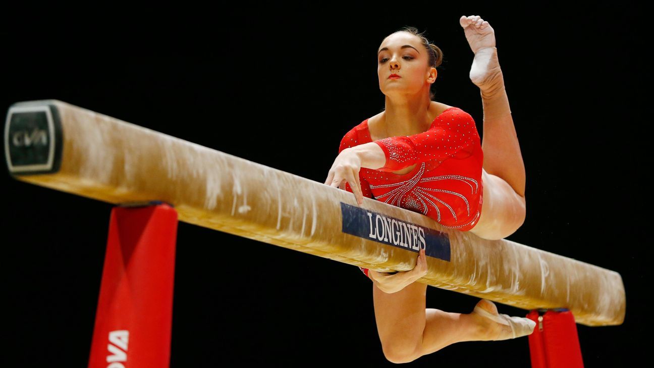 Knee injury forces U.S. gymnast Maggie Nichols out of Pacific Rims - ESPN