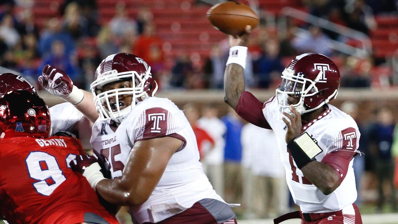 Temple pep band and football team dance on practice field - ESPN