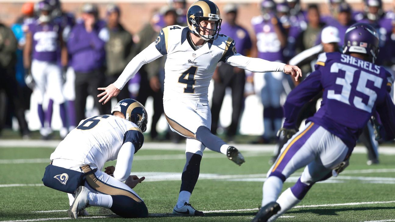 St. Louis Rams kicker Greg Zuerlein makes 61-yard field goal - ESPN ...