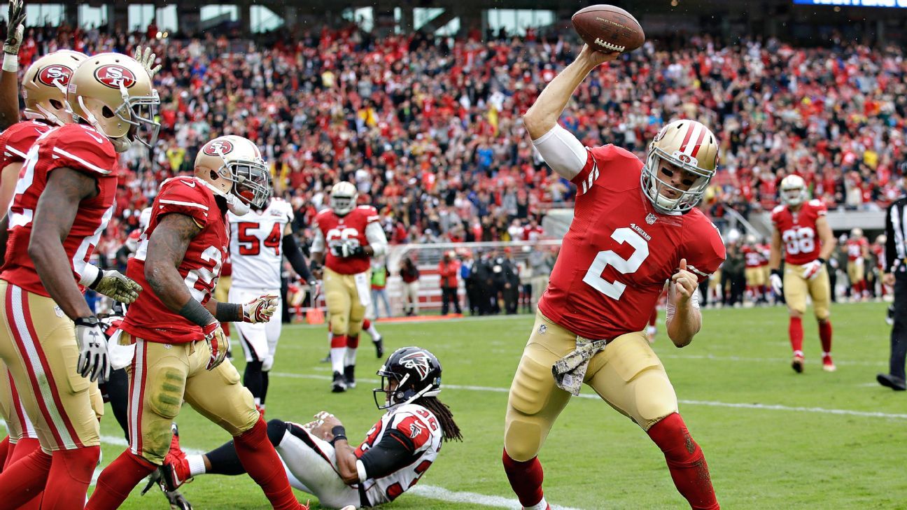 Blaine Gabbert up, Jerome Simpson down in San Francisco 49ers' win ...