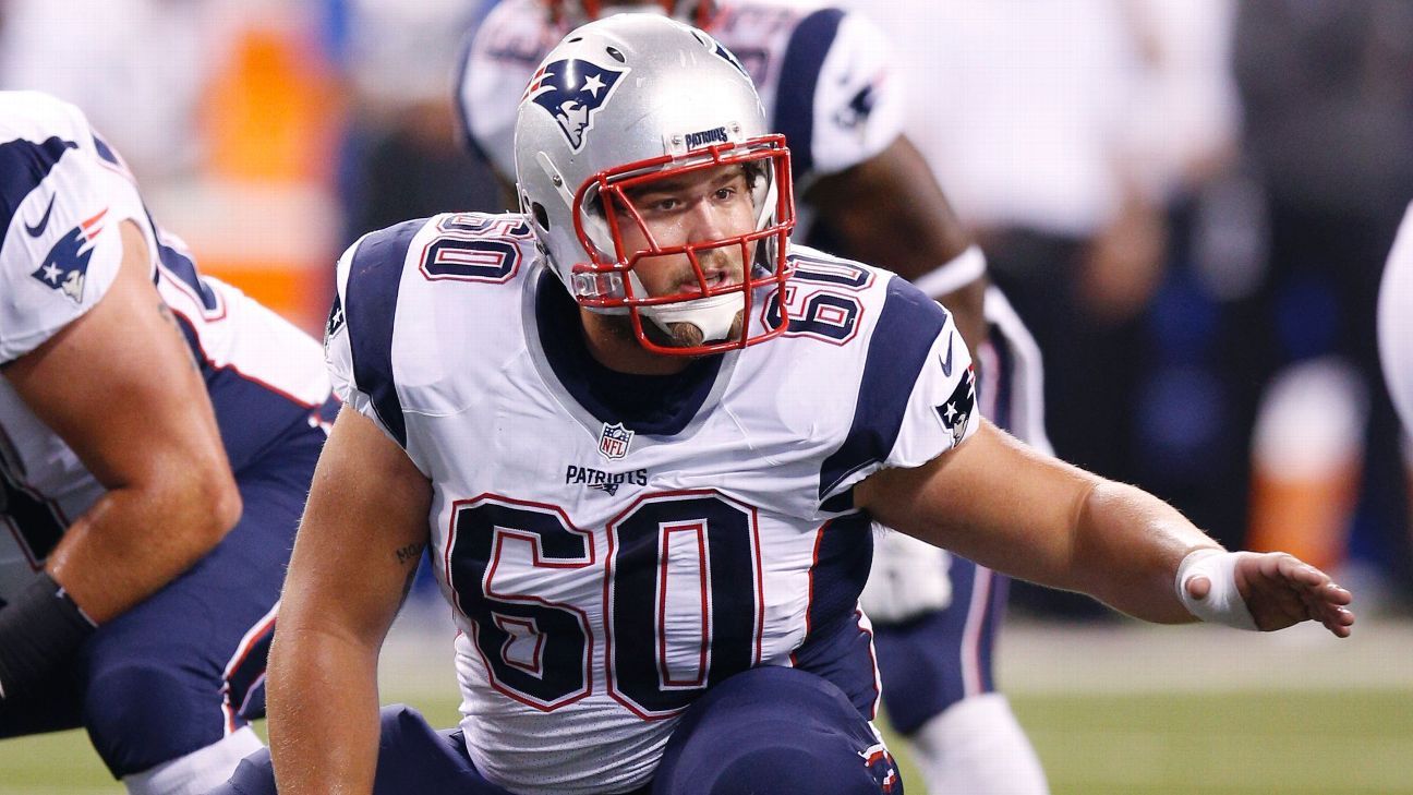 Rookie David Andrews' playing time a surprise for New England Patriots ...