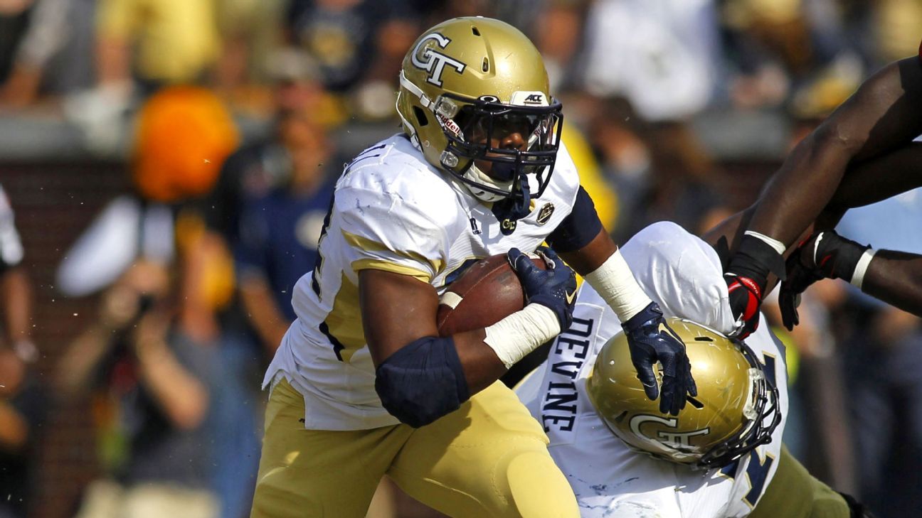 Georgia Tech Yellow Jackets RB Marcus Marshall transferring - ESPN