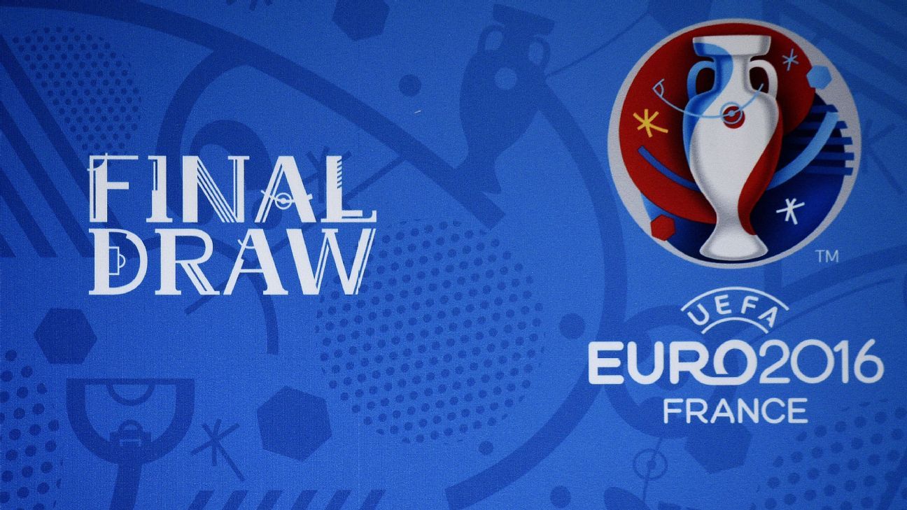 Euro 2016 draw: England play Wales Belgium against Italy - ESPN