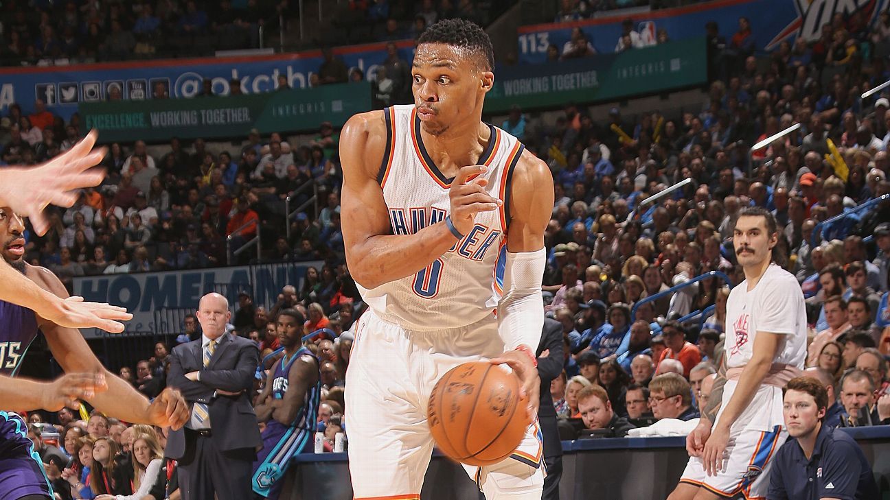 Russell Westbrook's early passing has Oklahoma City Thunder rolling ...