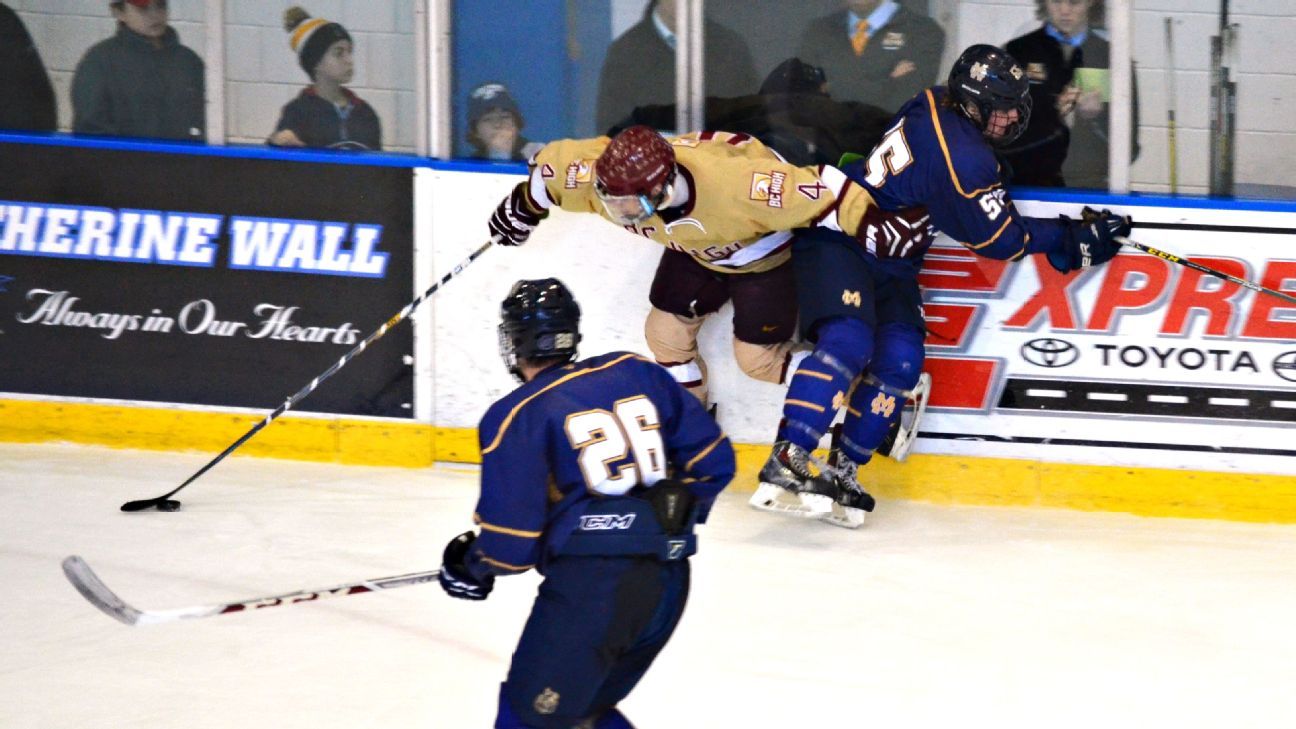 Boys' Hockey Recap: No. 1 BC High 2, No. 2 Malden Catholic 2 - ESPN ...