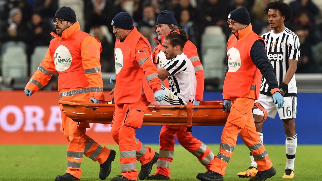Juventus' Martin Caceres out for season with Achilles injury - ESPN