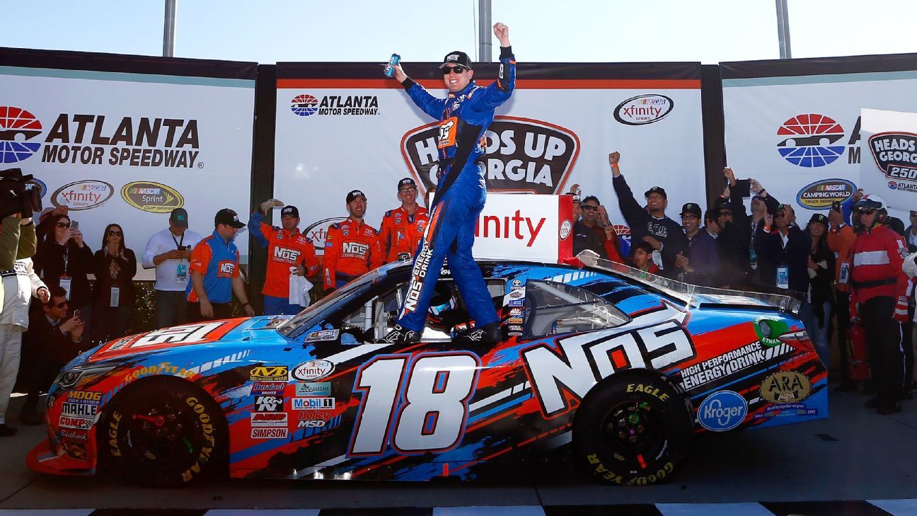 Kyle Busch takes Xfinity race at Atlanta for 77th career win