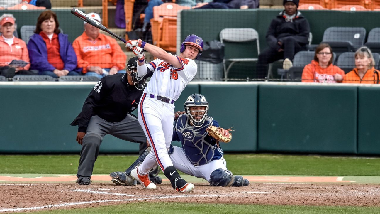 Clemson Tigers right-fielder Seth Beer is a super freshman phenom - ESPN