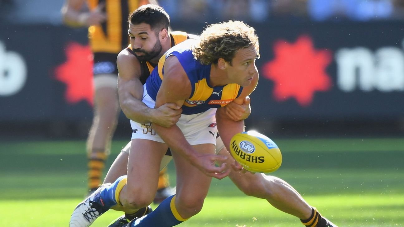 West Coast Eagles' Matt Priddis key in overcoming AFL away drought - ESPN