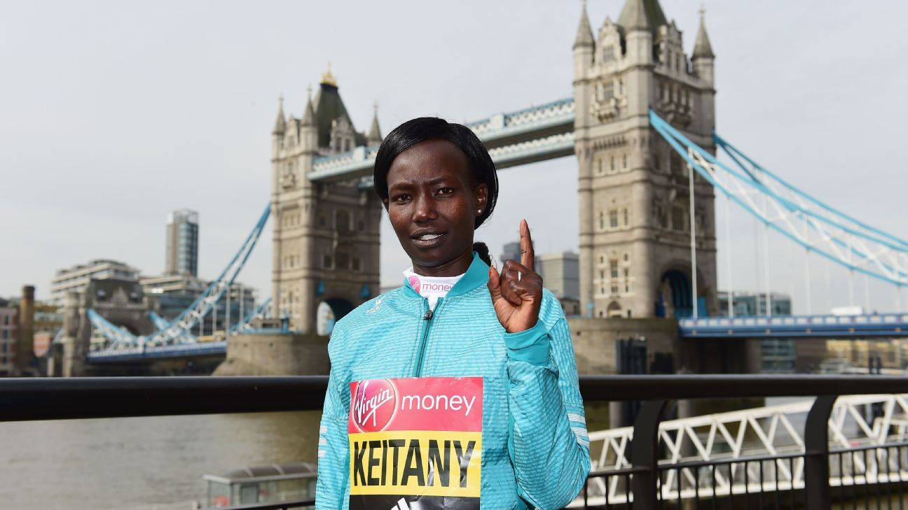 Mary Keitany breaks a marathon record with 3rd London win - ESPN