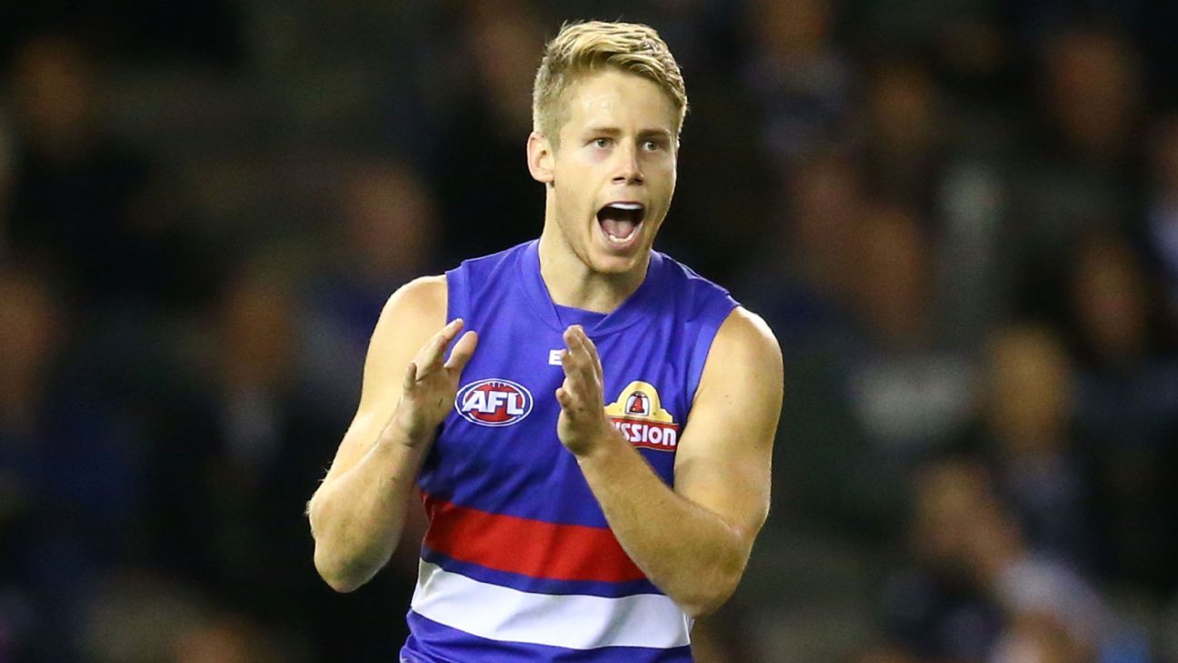 AFL Western Bulldogs' Lachie Hunter takes personal leave - ESPN
