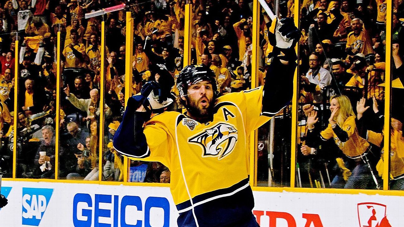 Mike Fisher named captain of Nashville Predators for 2016-17 season - ESPN
