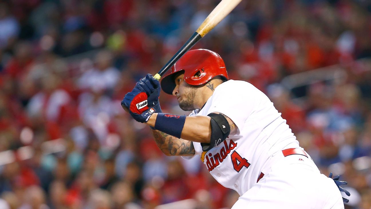 No homers despite hot bat for St. Louis Cardinals' Yadier Molina - ESPN ...