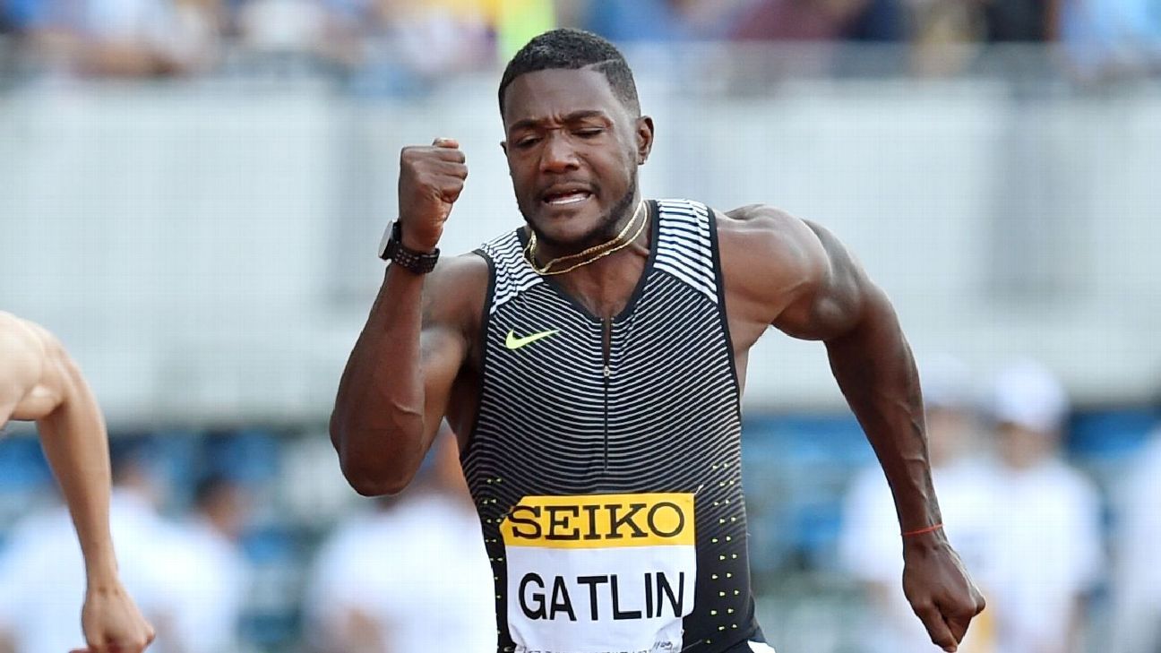 Justin Gatlin coasts to win in 100 meters at Golden Grand Prix - ESPN