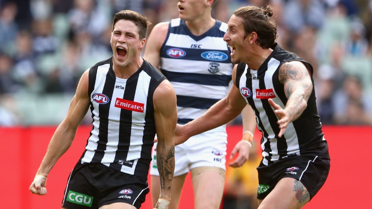 Collingwood blitz premiership favourites Geelong - ESPN