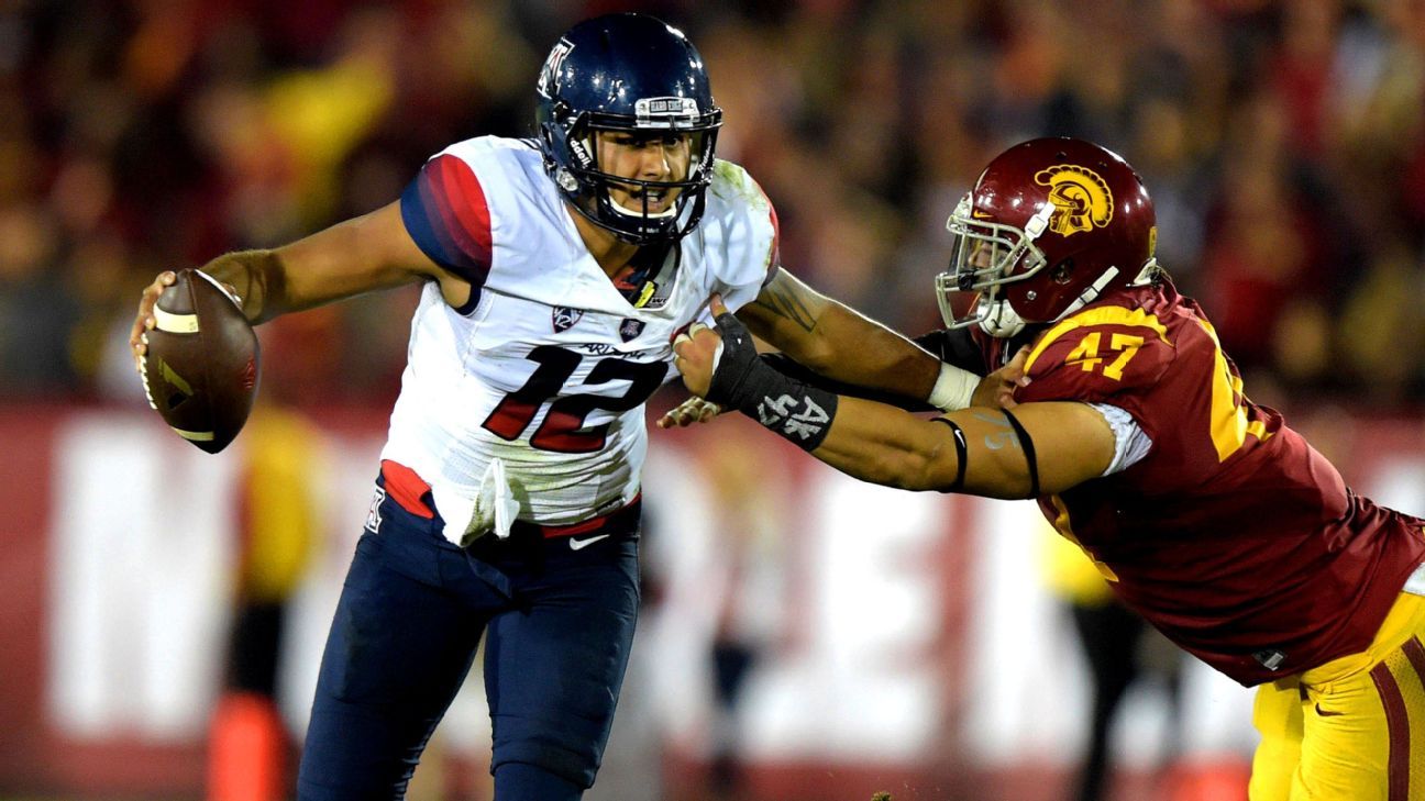 Arizona Wildcats QB Anu Solomon transferring to Baylor Bears - ESPN