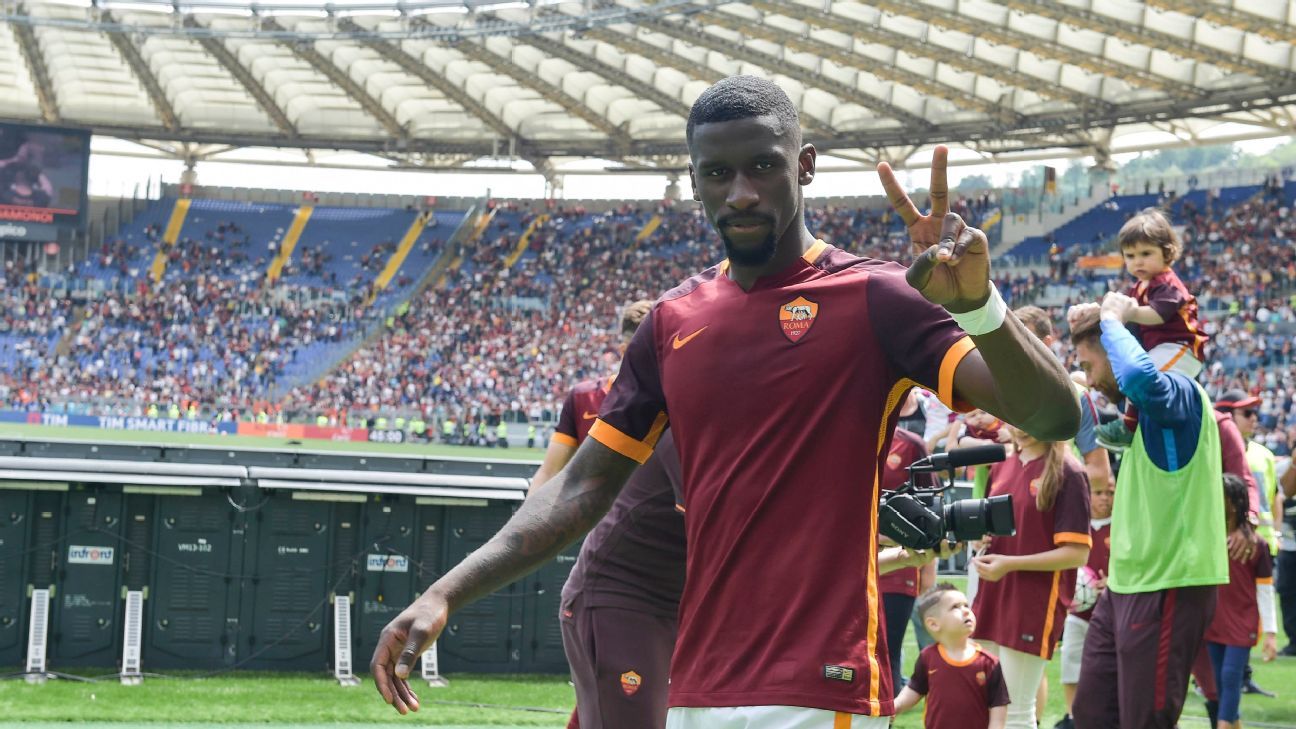 Antonio Rudiger joins Roma on permanent basis from Stuttgart - ESPN