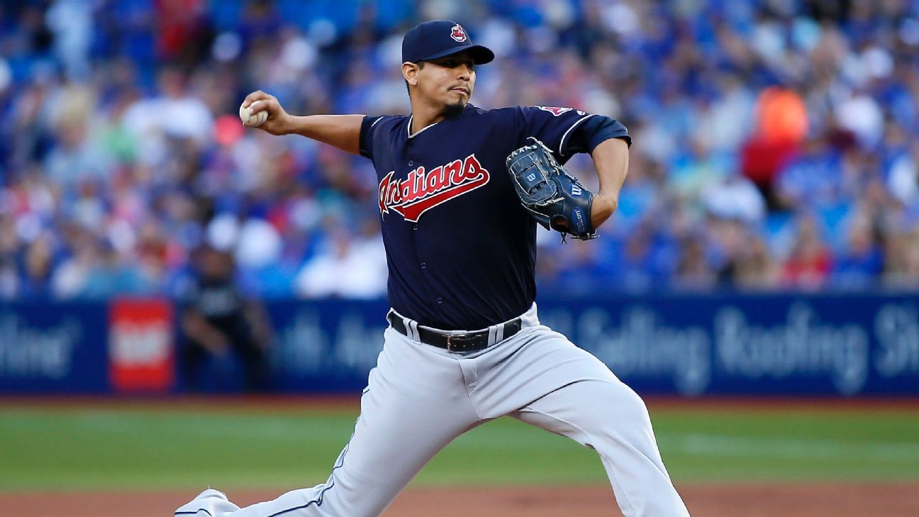 Carrasco uses his changeup to help the Indians win again - ESPN - Stats ...