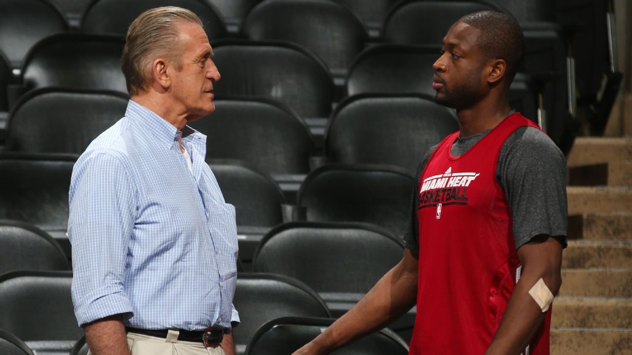 Dwyane Wade talks relationship with Pat Riley, exit from Heat - ESPN