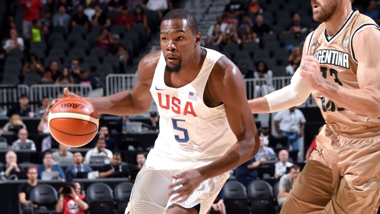 U.S. men's basketball team tops Argentina 111-74 in exhibition game in ...